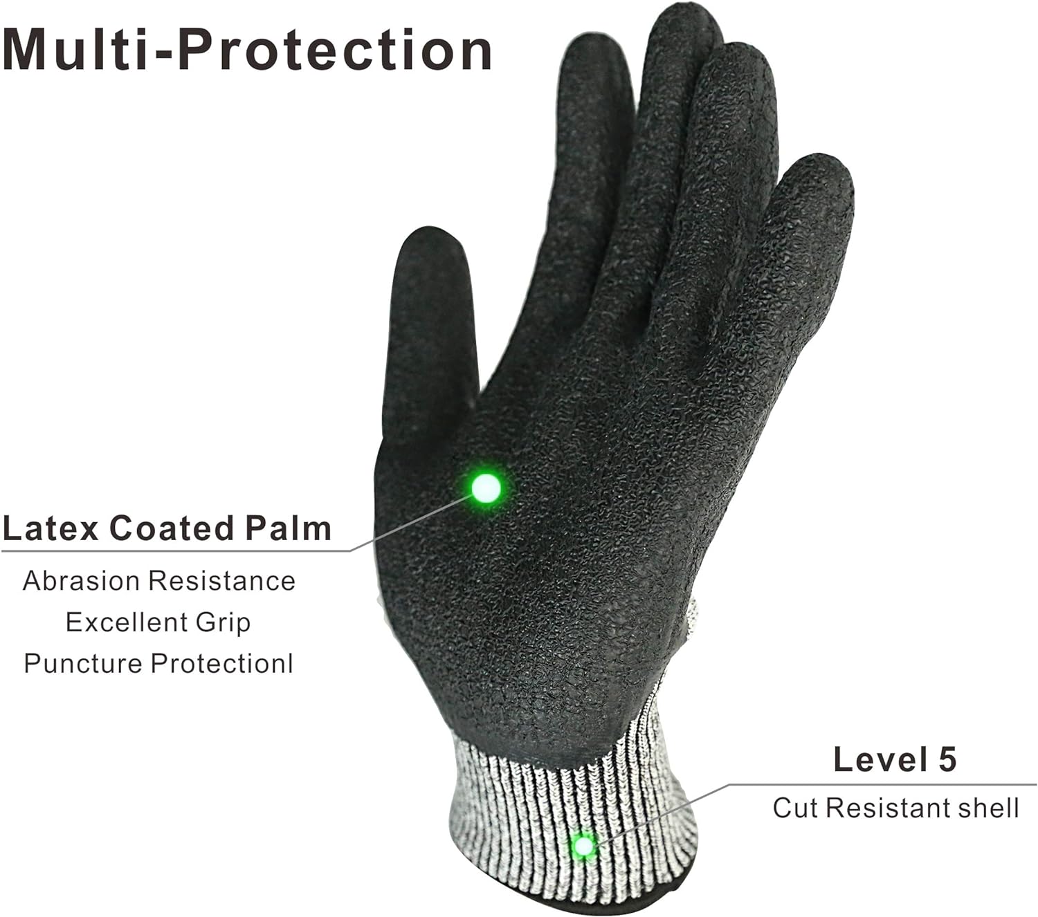 KimYuan | Cut Resistant Gloves Utility Breathable Work Mitts